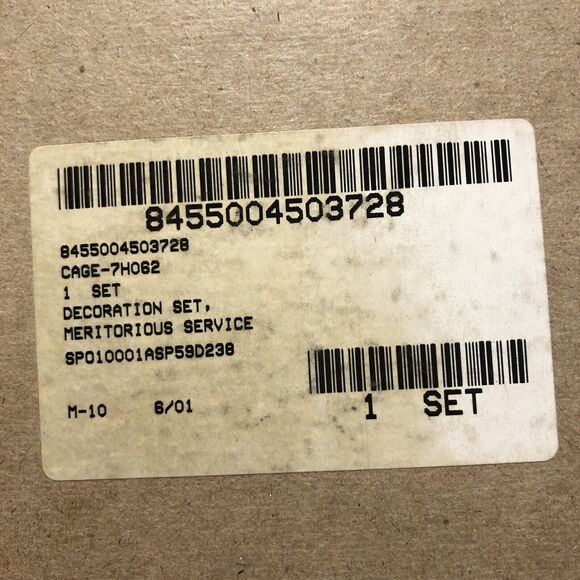 Accessories | Us Military Insignia Medal Award In Original Case Army ...